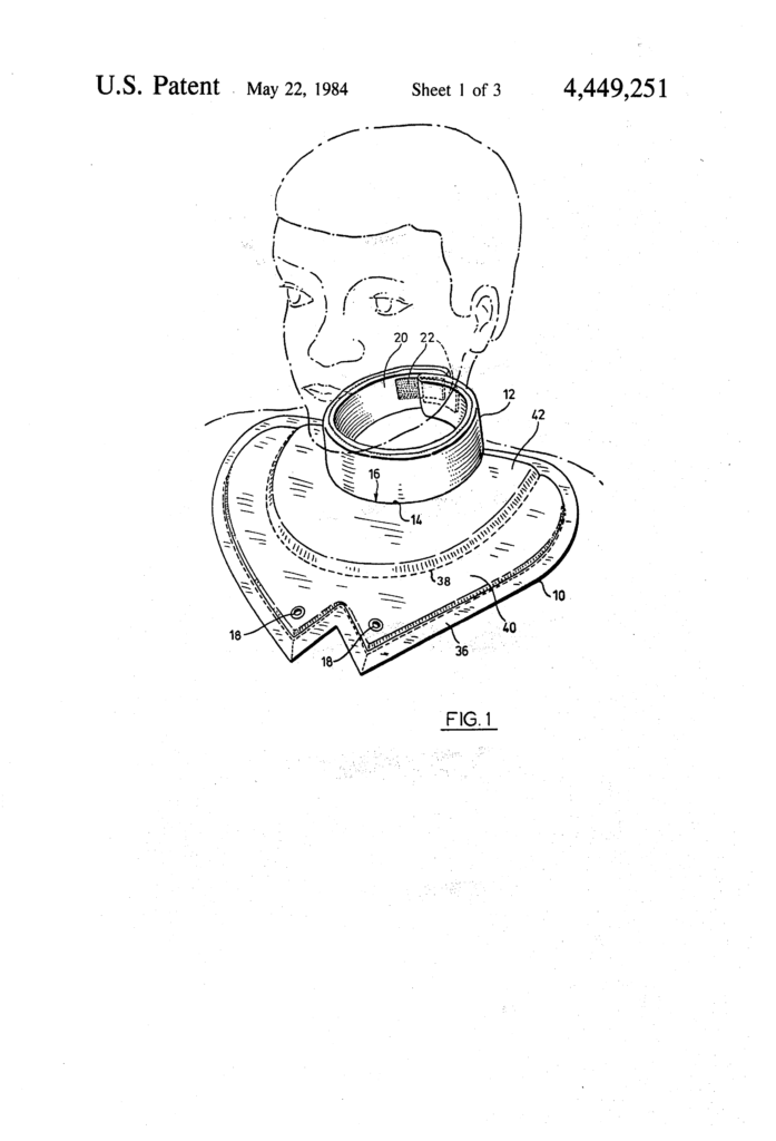 TODAY’S PATENT -NECK AND COLLARBONE PROTECTOR - Patent Blog