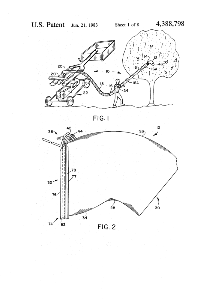 TODAY’S PATENT – FRUIT HARVESTING MACHINE - Patent Blog