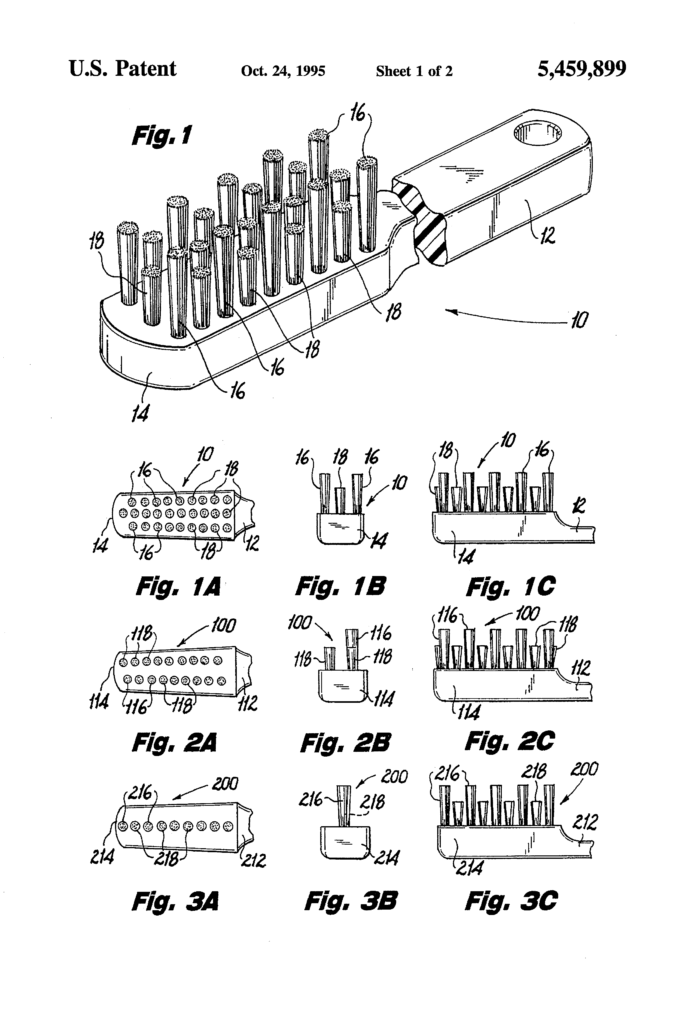 TODAY’S PATENT – INTERSTITIAL FLOSSING TOOTHBRUSH - Patent Blog