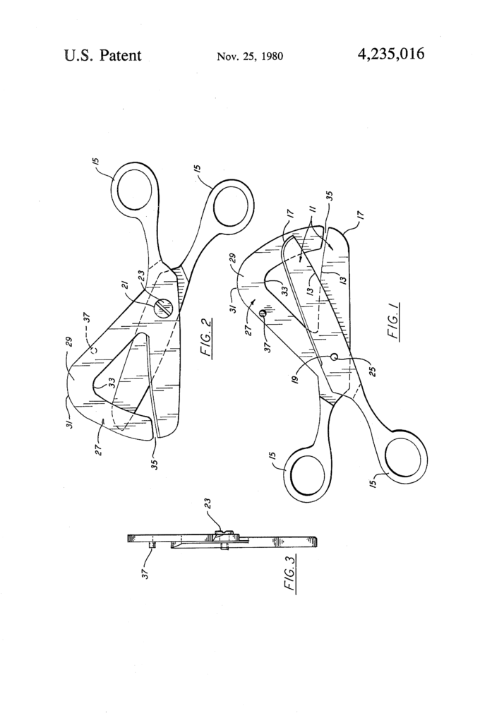 TODAY’S PATENT- SAFETY SCISSORS - Patent Blog