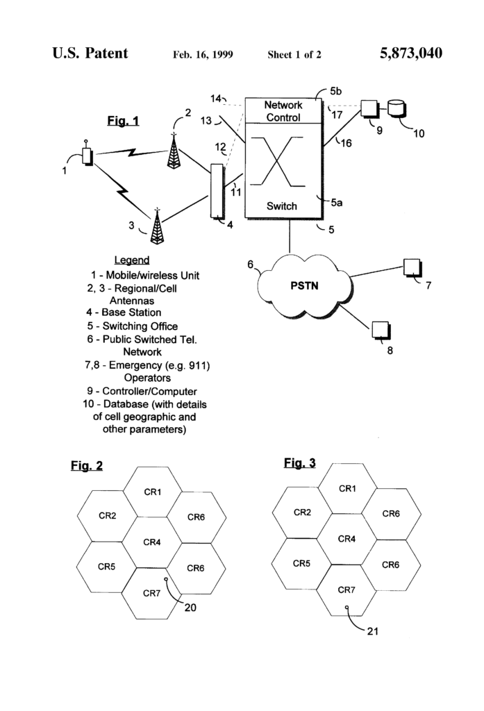 TODAY'S PATENT - WIRELESS 911 EMERGENCY LOCATION - Patent Blog