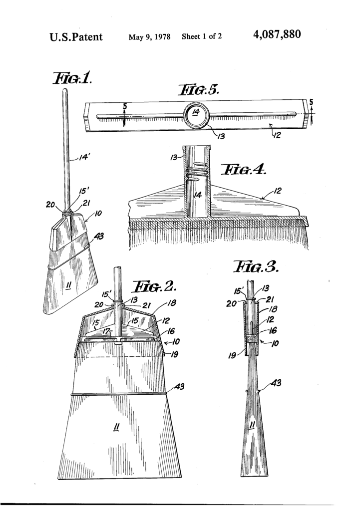 TODAY'S PATENT - BROOM - Patent Blog